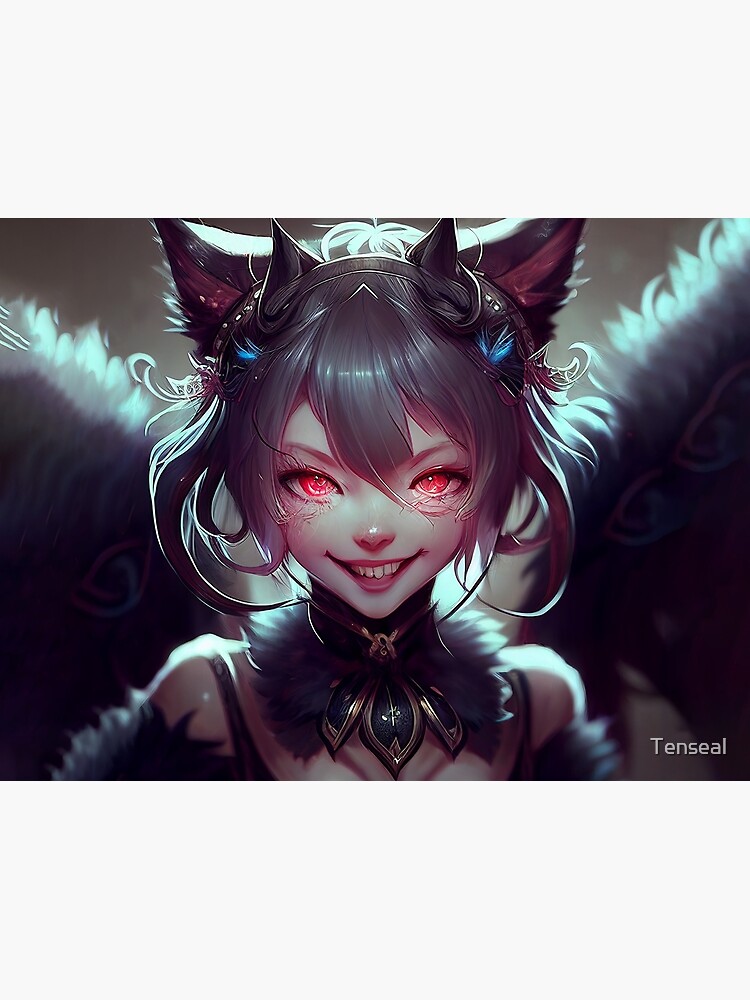 "Demon Cat Girl - Trix" Poster for Sale by Tenseal | Redbubble
