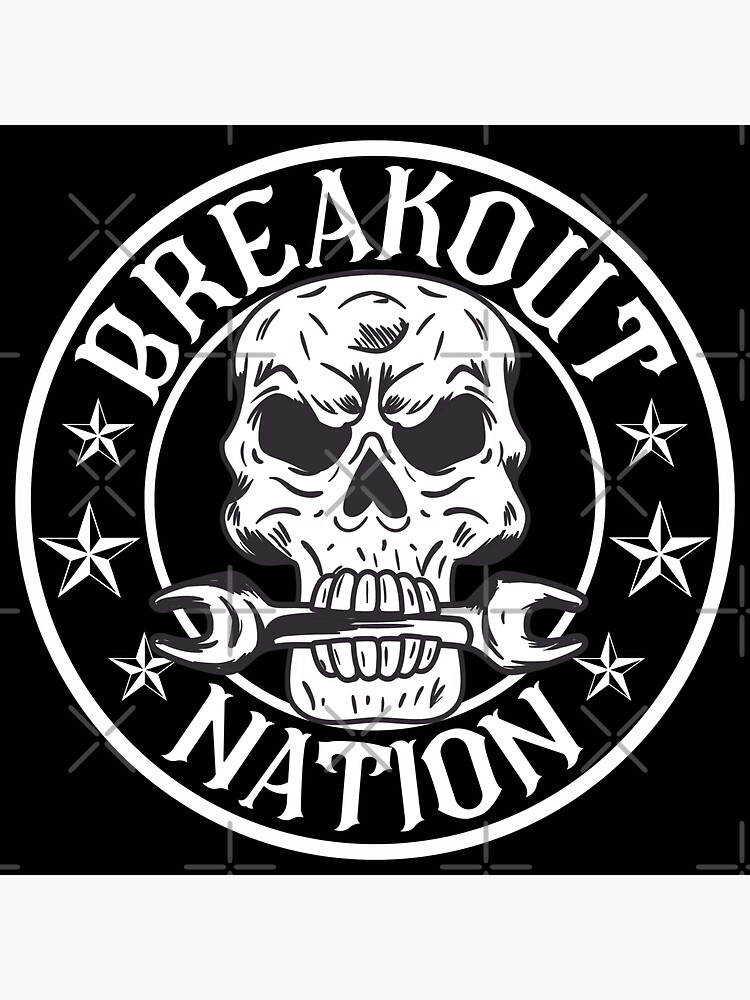 "The Breakout Nation" Sticker for Sale by H-O-G | Redbubble