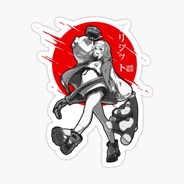 "Bridget guilty gear" Sticker for Sale by Voxill | Redbubble
