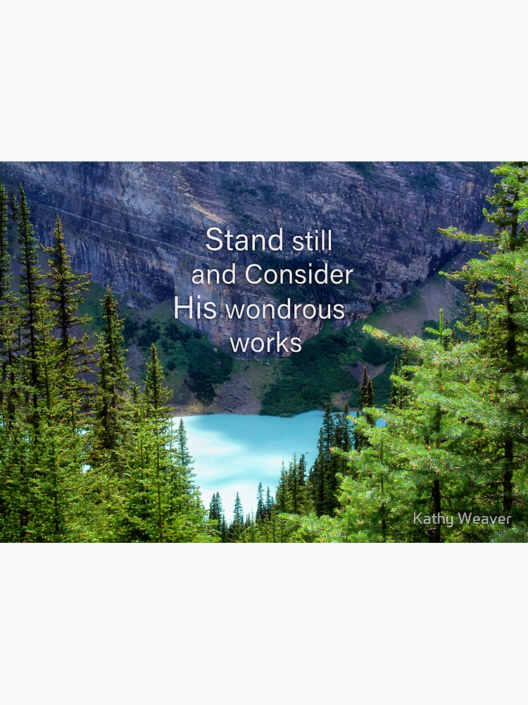 "Stand Still and Consider " Sticker for Sale by kdxweaver | Redbubble