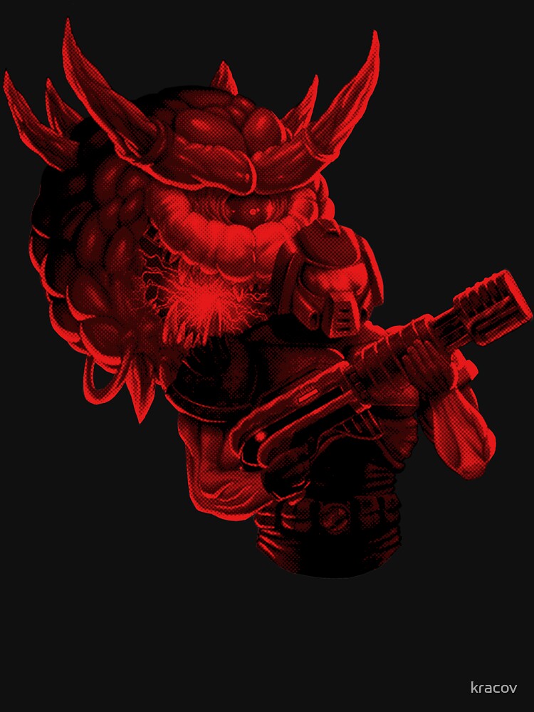 "Doom Marine and Cacodemon" T-shirt by kracov | Redbubble