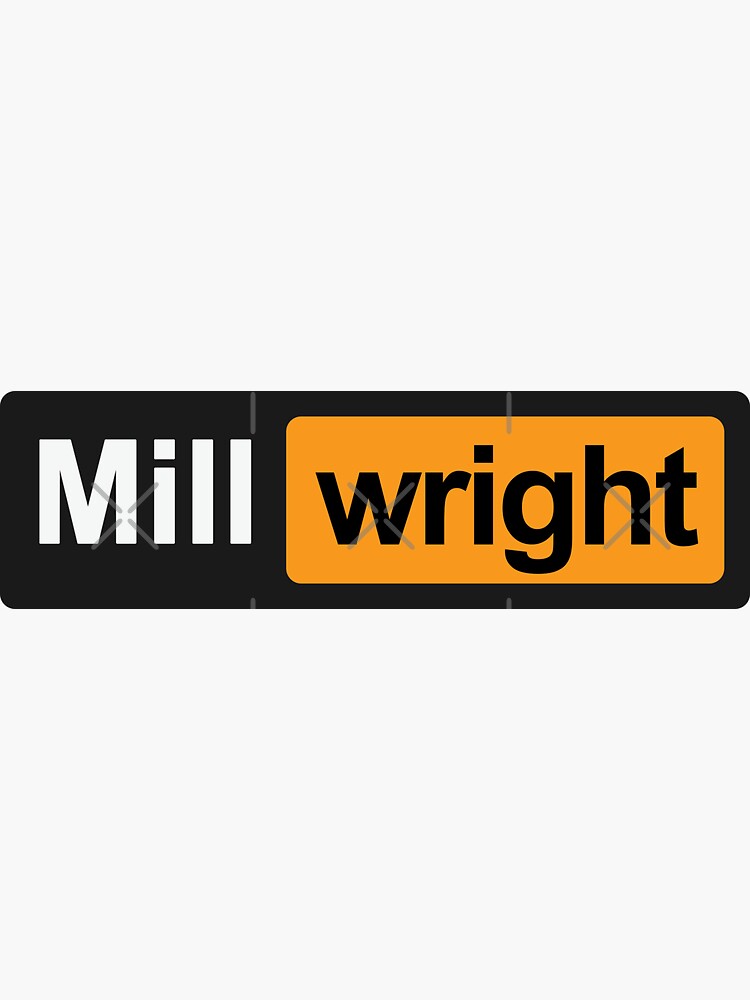 "Millwright" Sticker for Sale by orlumbuspirate | Redbubble
