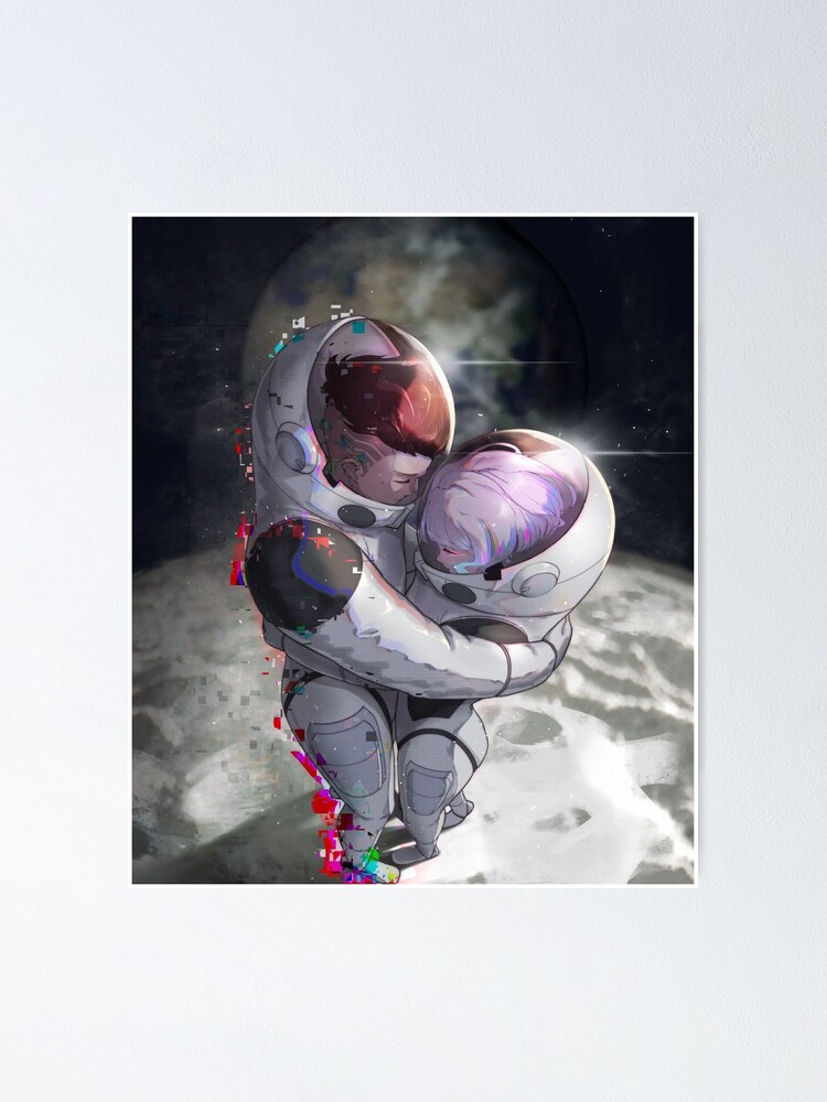 "Cyberpunk Lucy and david Moon " Poster for Sale by KacyArt | Redbubble