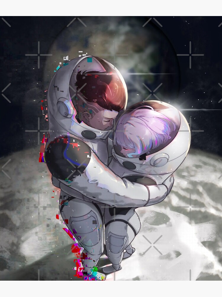 "Cyberpunk Lucy and david Moon " Sticker for Sale by KacyArt | Redbubble