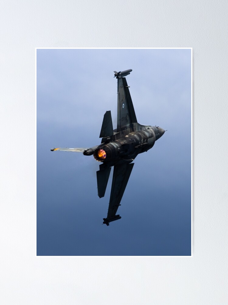 "Fighter Jet showing off its Afterburner at an Air Show" Poster by ...