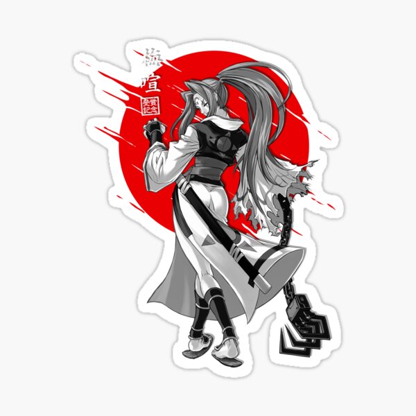 "Baiken Guilty Gear" Sticker for Sale by Voxill | Redbubble