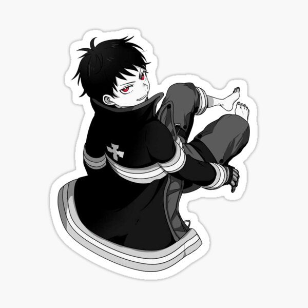 " shinra kusakabe - Fire force" Sticker for Sale by MoEl-Art | Redbubble