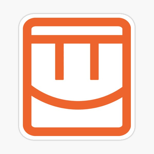 "rec room FACE SMILE" Sticker for Sale by HoldYourShirts | Redbubble