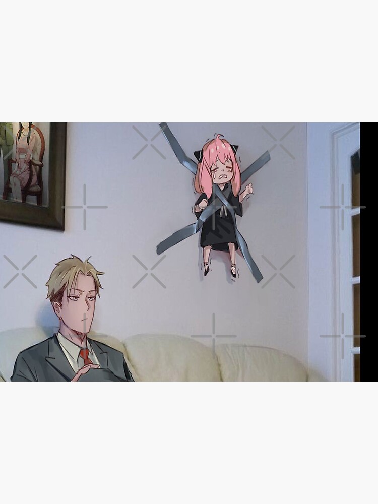 "Spy X Family - Anya and loid - spy x family meme" Mask for Sale by ...