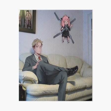 "Spy X Family - Anya and loid - spy x family meme" Art Board Print for ...