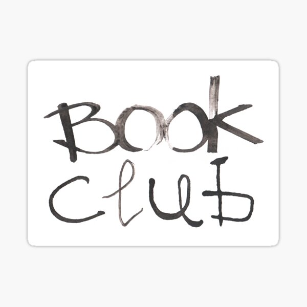 "book club calligraphy lettering | bookclub word calligraphy ...