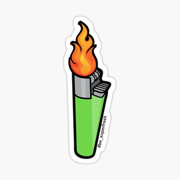 Clipper Lighter Stickers | Redbubble