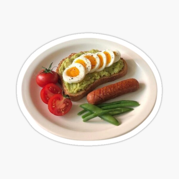 "Savory Breakfast" Sticker for Sale by Kito-Kato | Redbubble