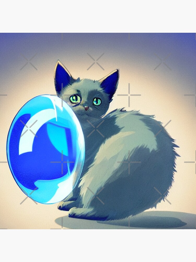 "Kawaii White Cat Bubble Kitten bubble kitty close up face makoto focus ...