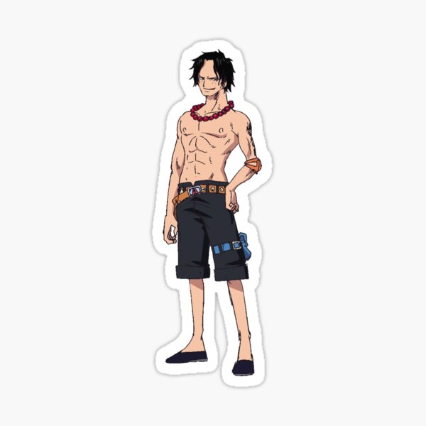 "Portgas D ace - One piece" Sticker for Sale by MoEl-Art | Redbubble