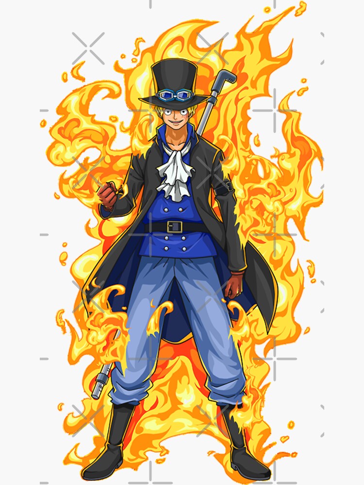 "Sabo - One piece" Sticker for Sale by MoEl-Art | Redbubble