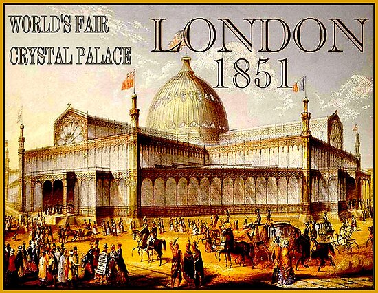 "LONDON : Vintage 1851 Worlds Fair Advertising Print" Posters by ...