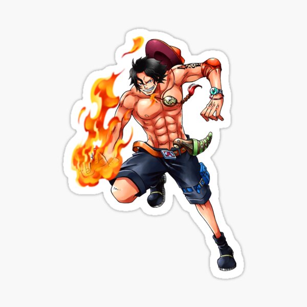 " Portgas D ace - One piece" Sticker for Sale by MoEl-Art | Redbubble
