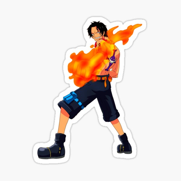 " Portgas D ace - One piece" Sticker for Sale by MoEl-Art | Redbubble