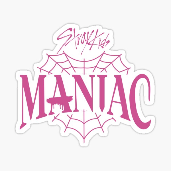 "STRAY KIDS MANIAC" Sticker for Sale by storecase | Redbubble