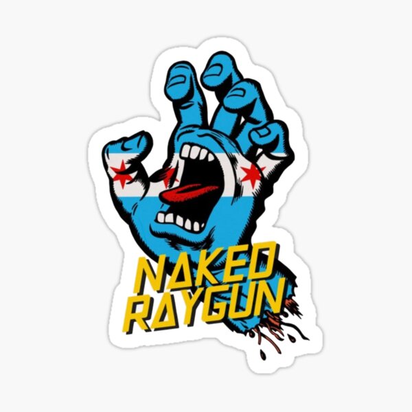 "NAKED RAYGUN MERCH JETTISON" Sticker for Sale by FloridaLarkin | Redbubble