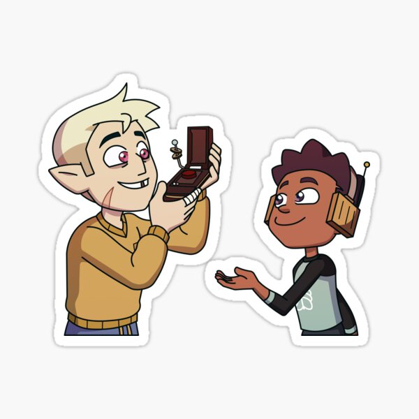 "Hunter and Gus | The Owl House" Sticker for Sale by artnchfck | Redbubble