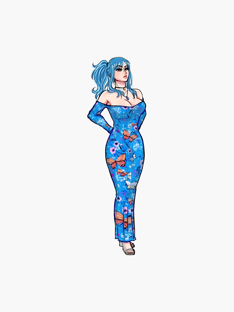 "Juvia Lockser (FFS)- Version 3" Sticker for Sale by Toriyota | Redbubble