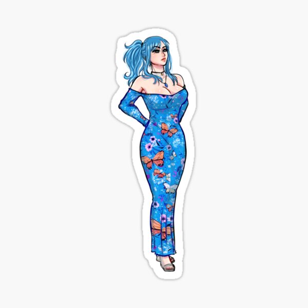 "Juvia Lockser (FFS)- Version 3" Sticker for Sale by Toriyota | Redbubble