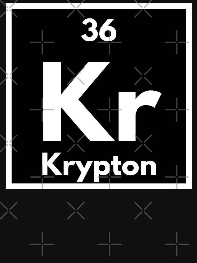 "Periodic Table element number 36 Kr Krypton" T-shirt for Sale by ...