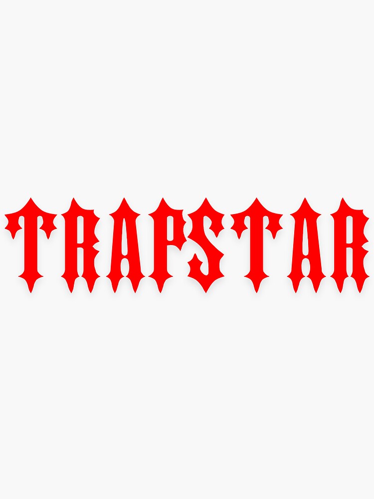 "TRAPSTAR" Sticker for Sale by ns7ero | Redbubble