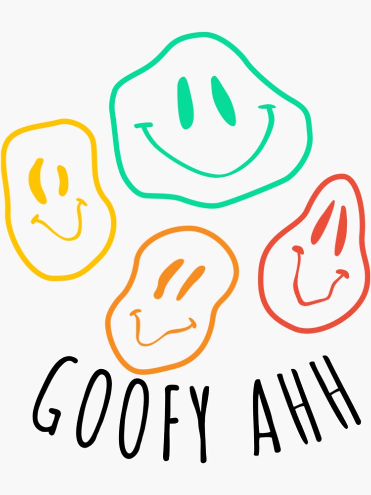"Goofy Ahh 13" Sticker for Sale by EmotionDesignKA | Redbubble