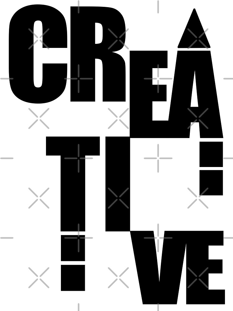 "Enhance creative | Creativity | Creative typography" Sticker for Sale ...