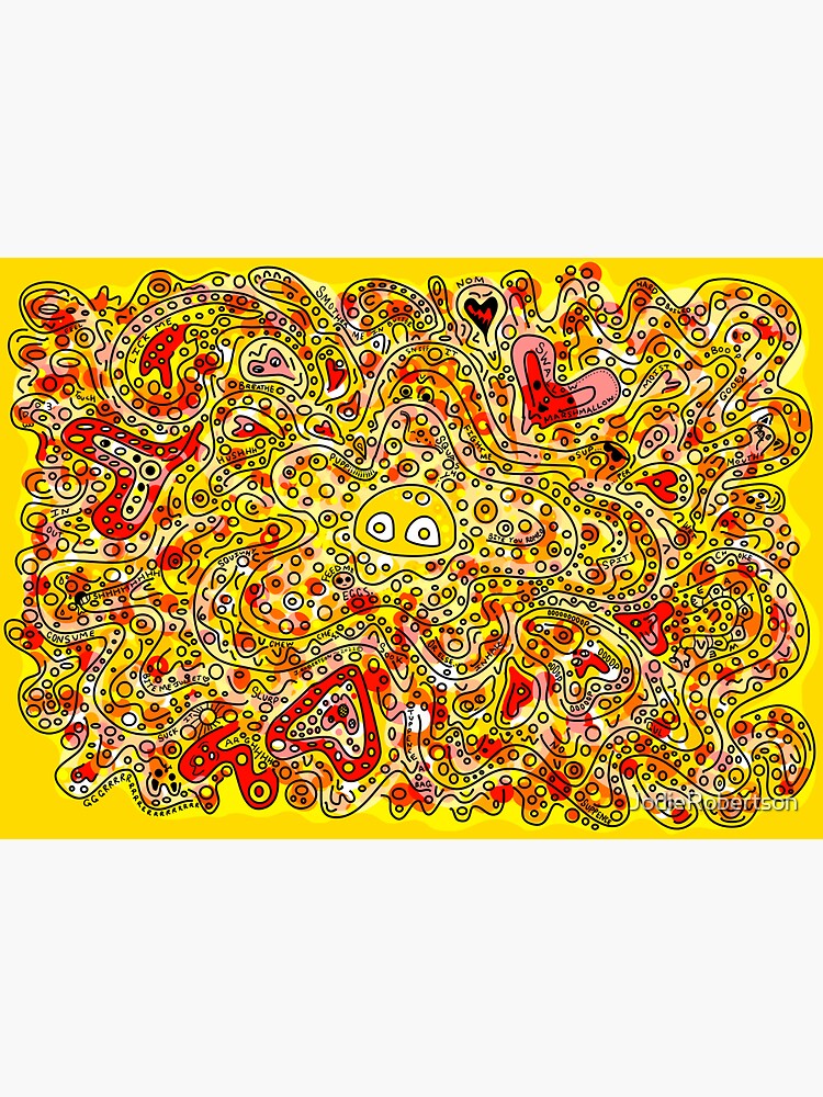 "Angry Egg" Sticker for Sale by JodieRobertson | Redbubble