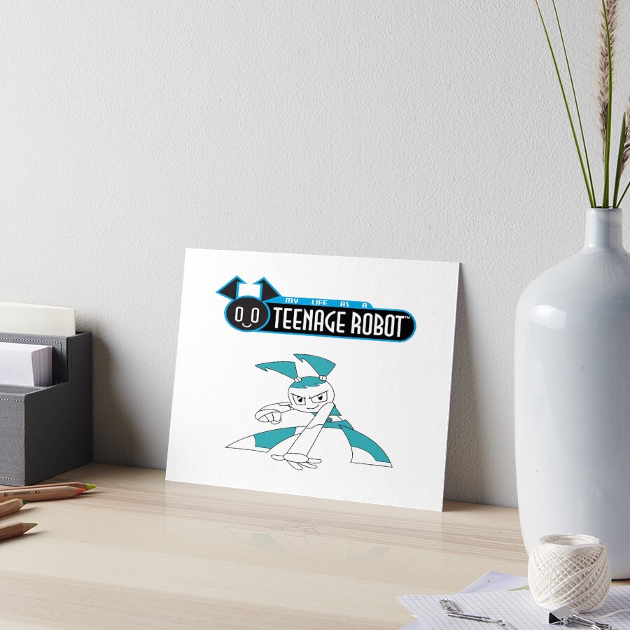 "my life as a teenage robot! Jenny socks" Art Board Print for Sale by ...