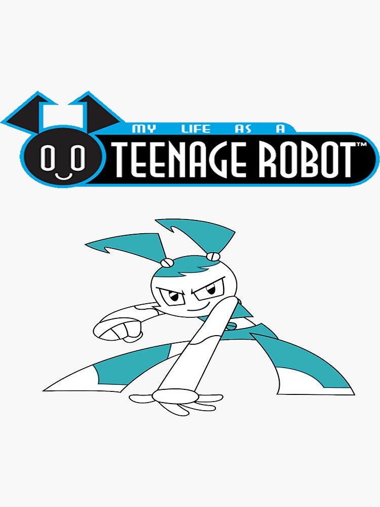 "my life as a teenage robot! Jenny socks" Sticker for Sale by Daenerys ...