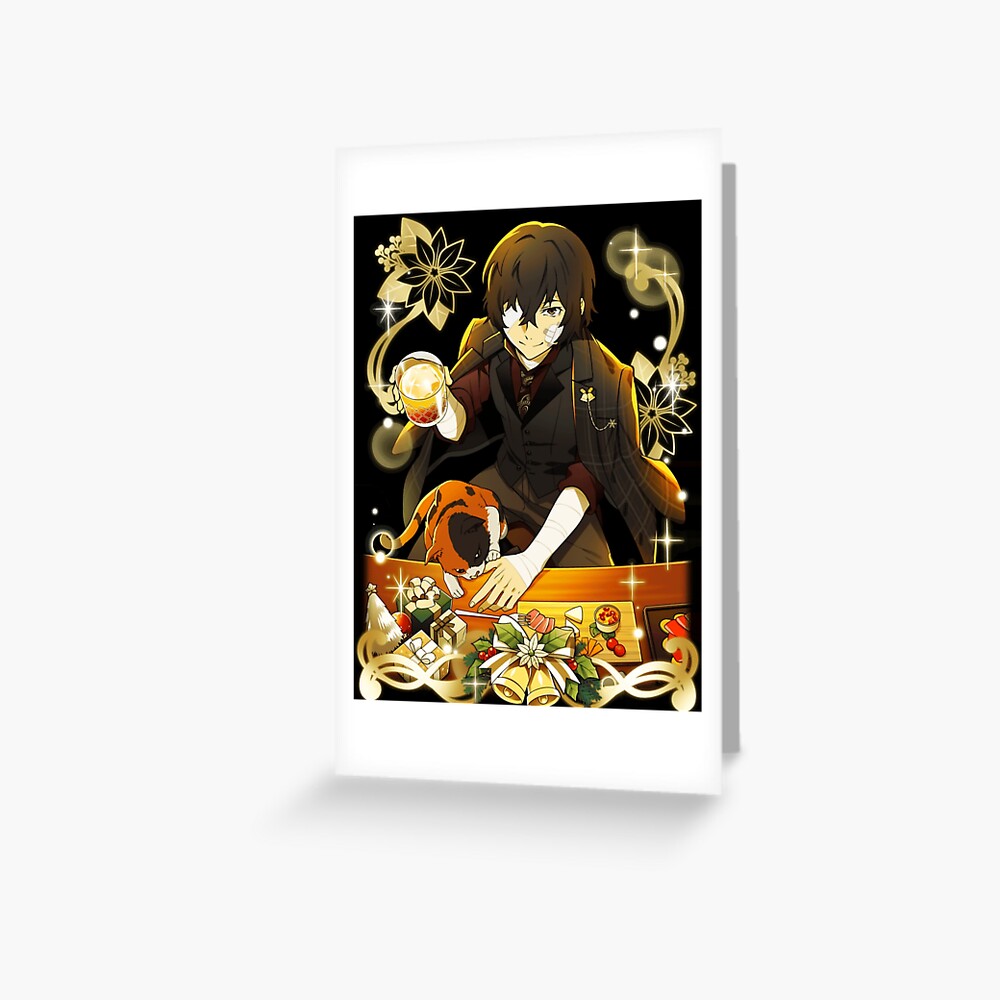 "Osamu Dazai bungou stray dogs" Greeting Card for Sale by SP-Gamers ...