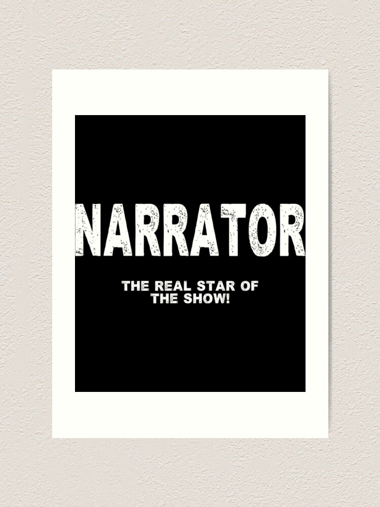 "School Play Nativity The Narrator The Real Star Of The Show" Art Print ...