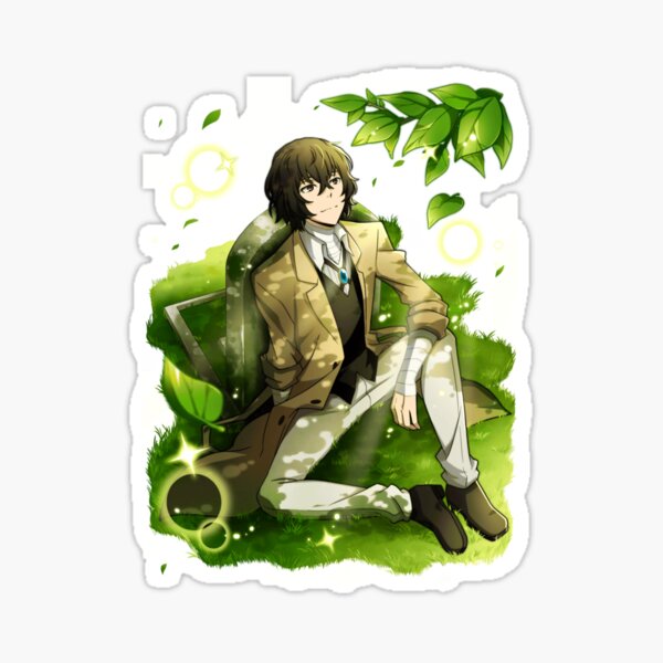 "Osamu Dazai bungou stray dogs" Sticker for Sale by SP-Gamers | Redbubble