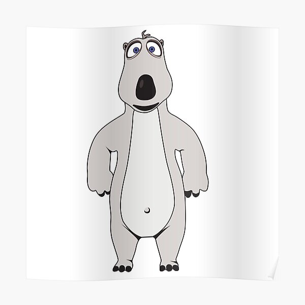 "Bernard Bear" Poster for Sale by ElyVan | Redbubble