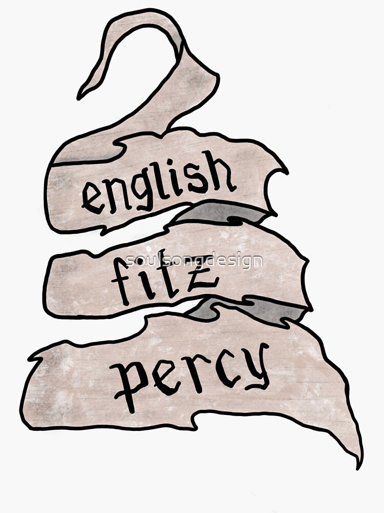 "English, Fitz, and Percy Prison Break Paper Crane Tattoo" Sticker for ...