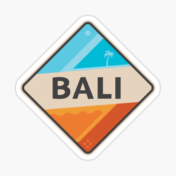 "Bali, Indonesia" Sticker for Sale by studio838 | Redbubble
