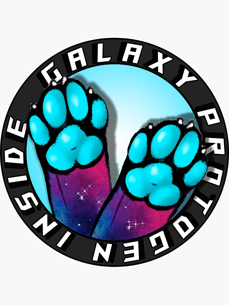 "Galaxy Protogen inside" Sticker for Sale by Orion-galaxy | Redbubble