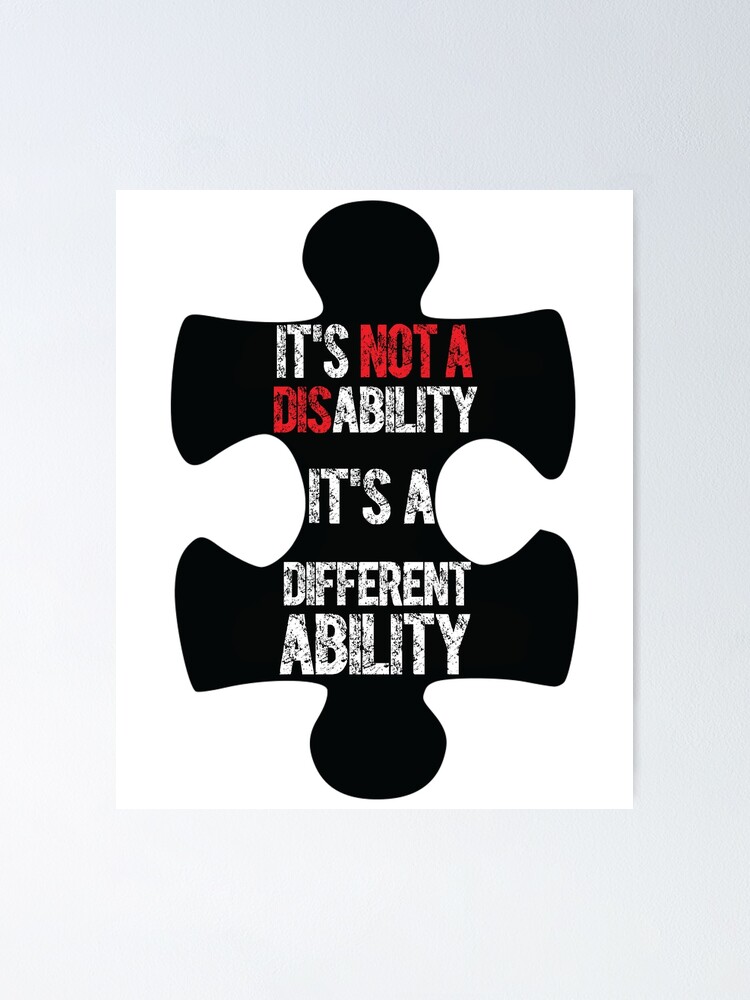 "Not All Disabilities Are Visible for Disability Awareness" Poster for ...