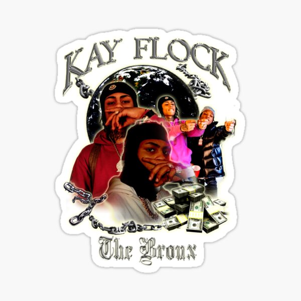 "Kay flock (Unchained) Rap Bootleg Design" Sticker for Sale by MadeBy ...
