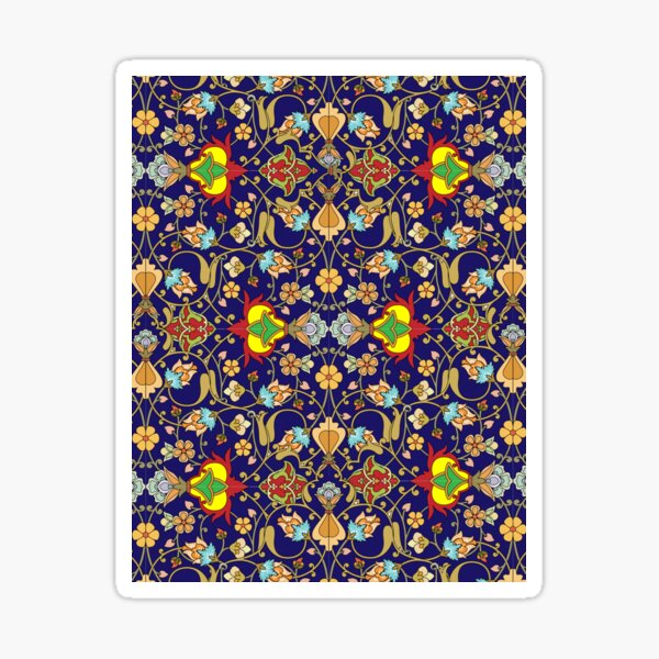 "Traditional patterns" Sticker for Sale by MYWMC | Redbubble