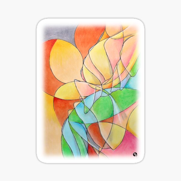 "Abstract drape" Sticker for Sale by light-blower | Redbubble