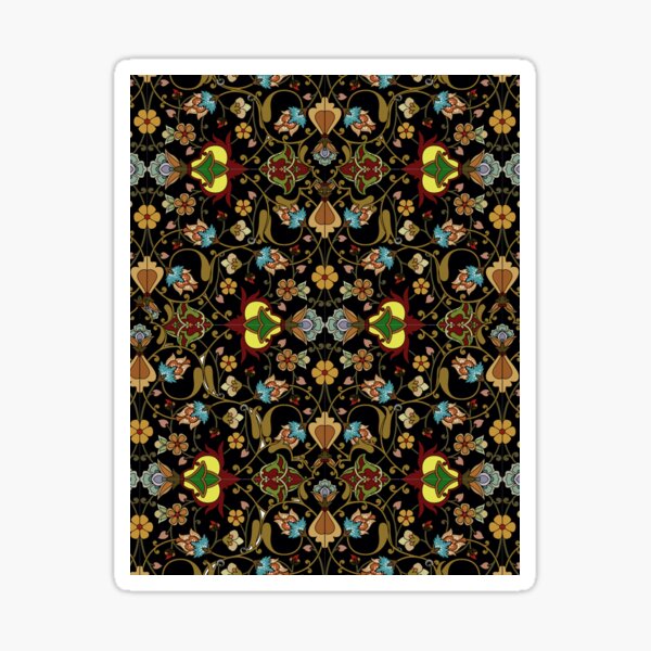 "Traditional patterns" Sticker for Sale by MYWMC | Redbubble