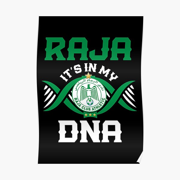 "Raja Club Athletic Casablanca Morocco" Poster for Sale by soummuss ...