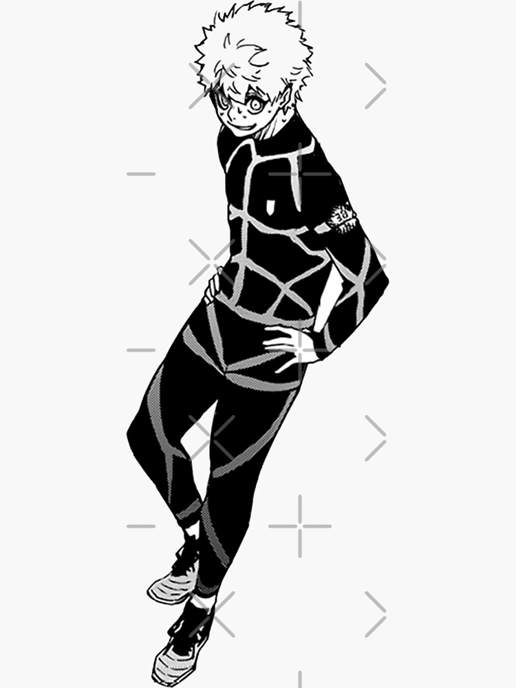 "Asahi Naruhaya - Blue Lock" Sticker for Sale by MoEl-Art | Redbubble