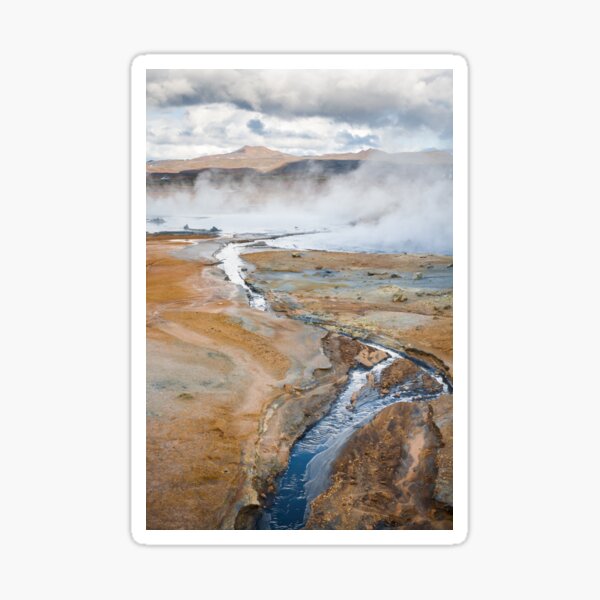 "Geothermal area Hverarönd in Iceland" Sticker for Sale by paulahpp ...